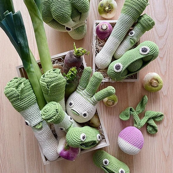MyuM Chrastítko Green Peas Family