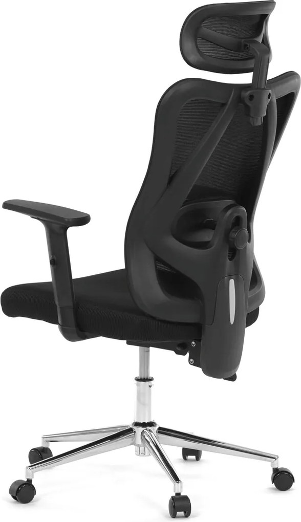 Ergonomická kancelářská židle FLEXIWORK - černá síťovina
