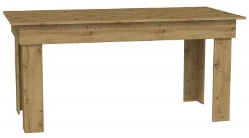 Jídelní stůl MADRAS 160 cm dub artisan