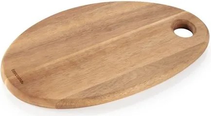 TESCOMA Servírovací a krájecí deska oválná FEELWOOD 27 x 18 cm