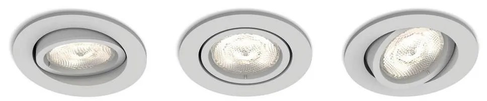 Philips | Philips 50113/87/P0 - SADA 3x LED Stmívatelné svítidlo CASEMENT LED/4,5W/230V | P3990