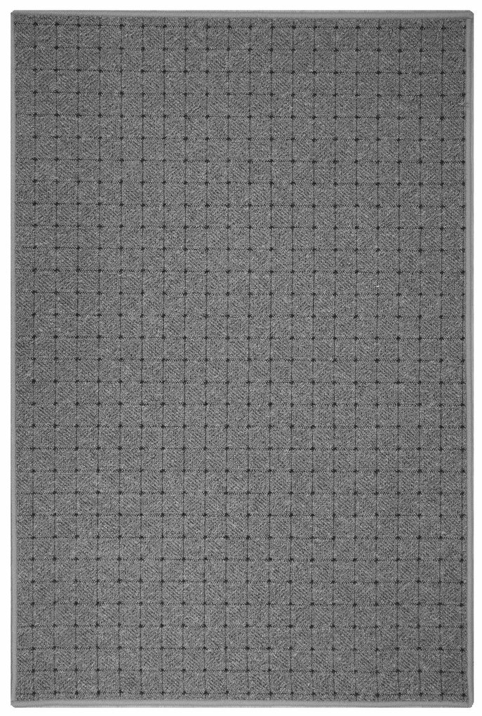 Vopi, Kusový koberec Udinese šedý, 50x80, šedá, chodba / předsíň