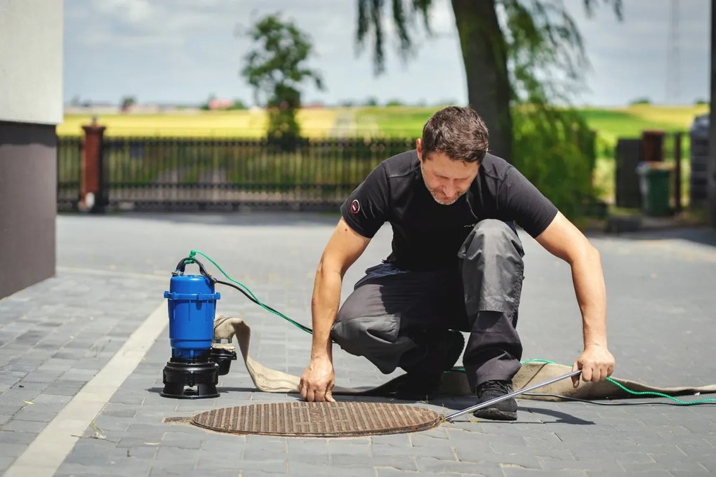 Kalové čerpadlo s drtičem, 230V, 550W, Geko G81424