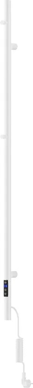Mexen Pino, elektrické topné těleso s věšáky na ručníky 1405x32 mm, 75 W, bílá, W301-1405-032-00-20