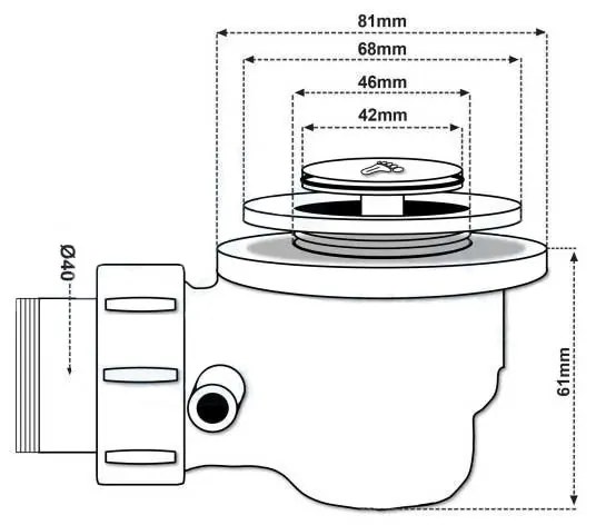 BPS-koupelny Čtvercový sprchový kout HYD-SK08B 80x80 černý/transparent + vanička HYD-OSV-SXL02A černá