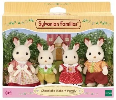 Sylvanian Families Rodina "chocolate" králíků, nová