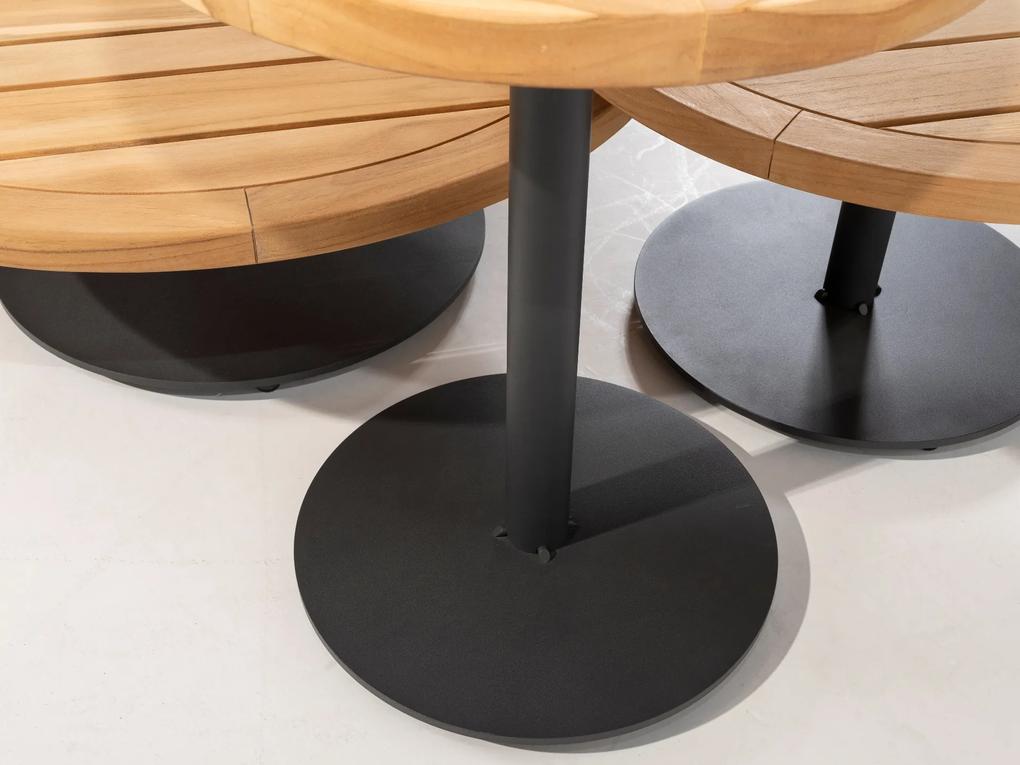 Volta konferenční stolek antracit Ø80 cm