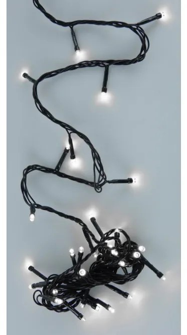 DecoLight SR-AX8415010 venkovní girlanda 48 LED na baterie studená bílá