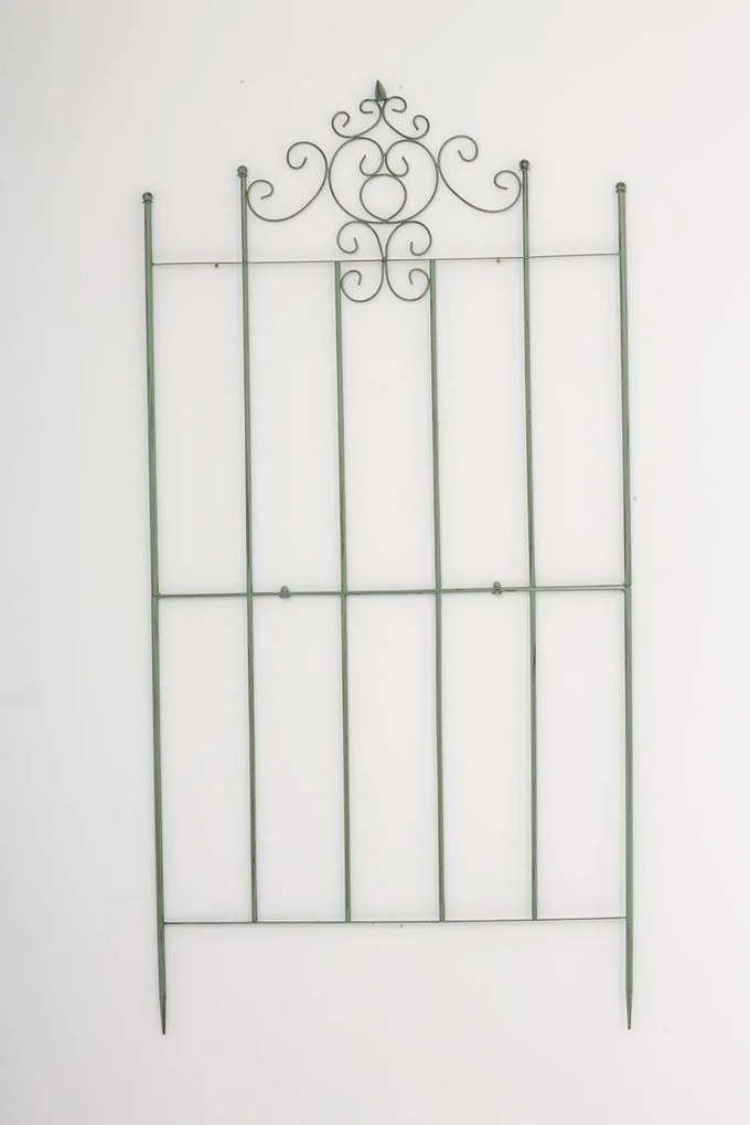 Mřížka na popínavé rostliny Paula - 180 x 85,5 cm - Zelená antik