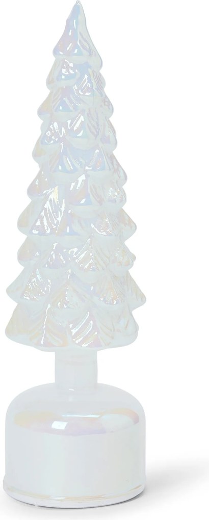 Tchibo - Otáčející se skleněný dekorační stromeček s Led, malý