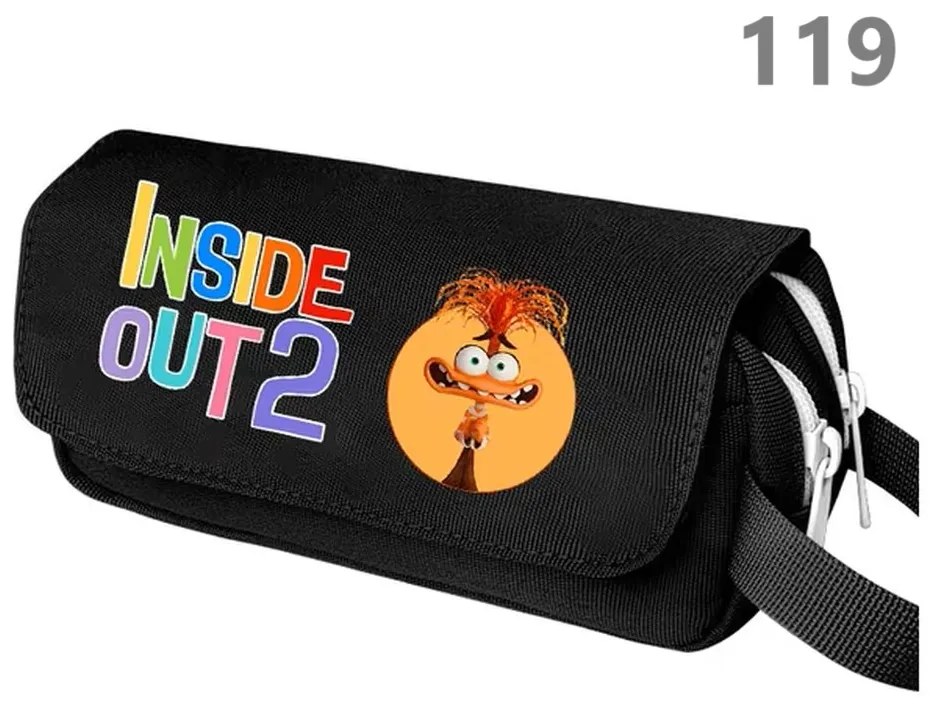 Dětský školní penál V hlavě 2 (Inside Out 2) Barva: černá 119