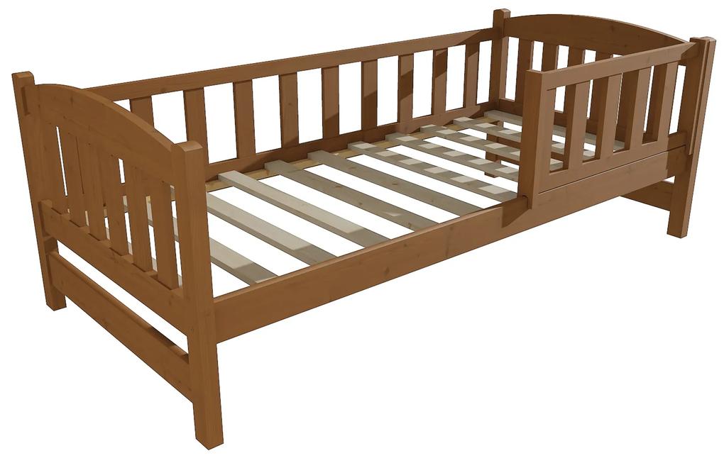 Vomaks Dětská postel DP 002 se zábranou Rozměr: 80 x 180 cm, Barva: barva šedá