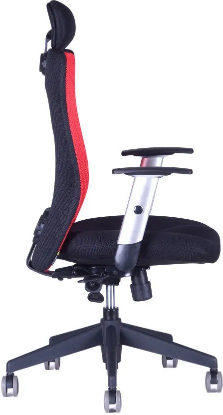 Office Pro Kancelářská židle na kolečkách Office Pro CALYPSO XL SP4 – s područkami a podhlavníkem Antracit 1211