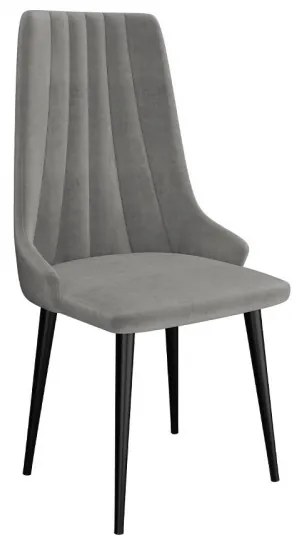 Moderní čalouněná židle ST93, Barva: černá, Potah: Magic Velvet 2216