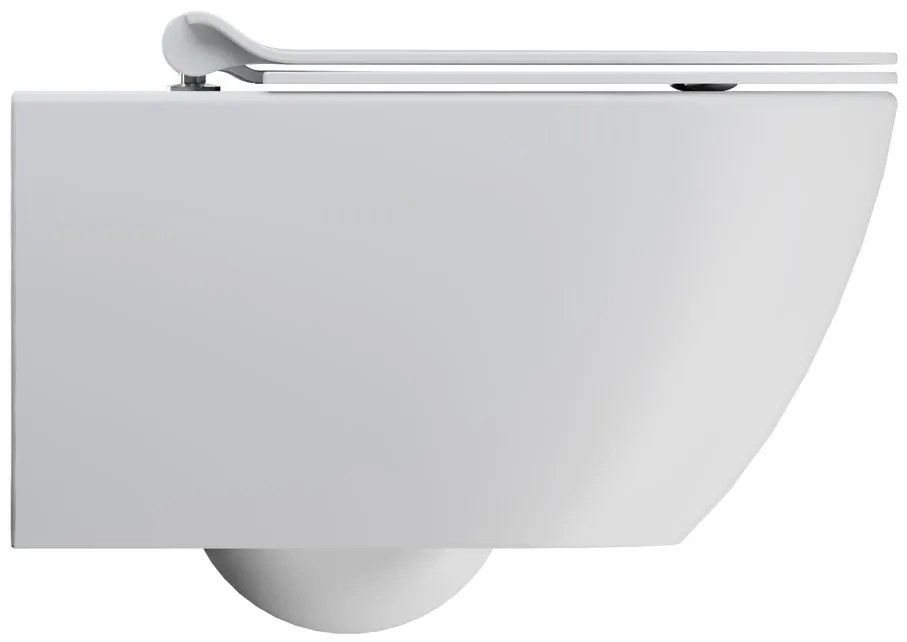 GSI, PURA závěsná WC mísa, Swirlflush, 55x36 cm, bílá dual-mat, 881509