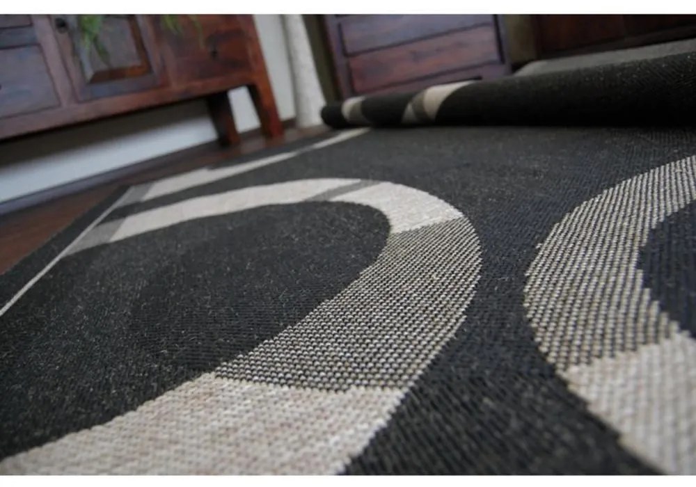 Kusový koberec Pogo černý 80x150cm
