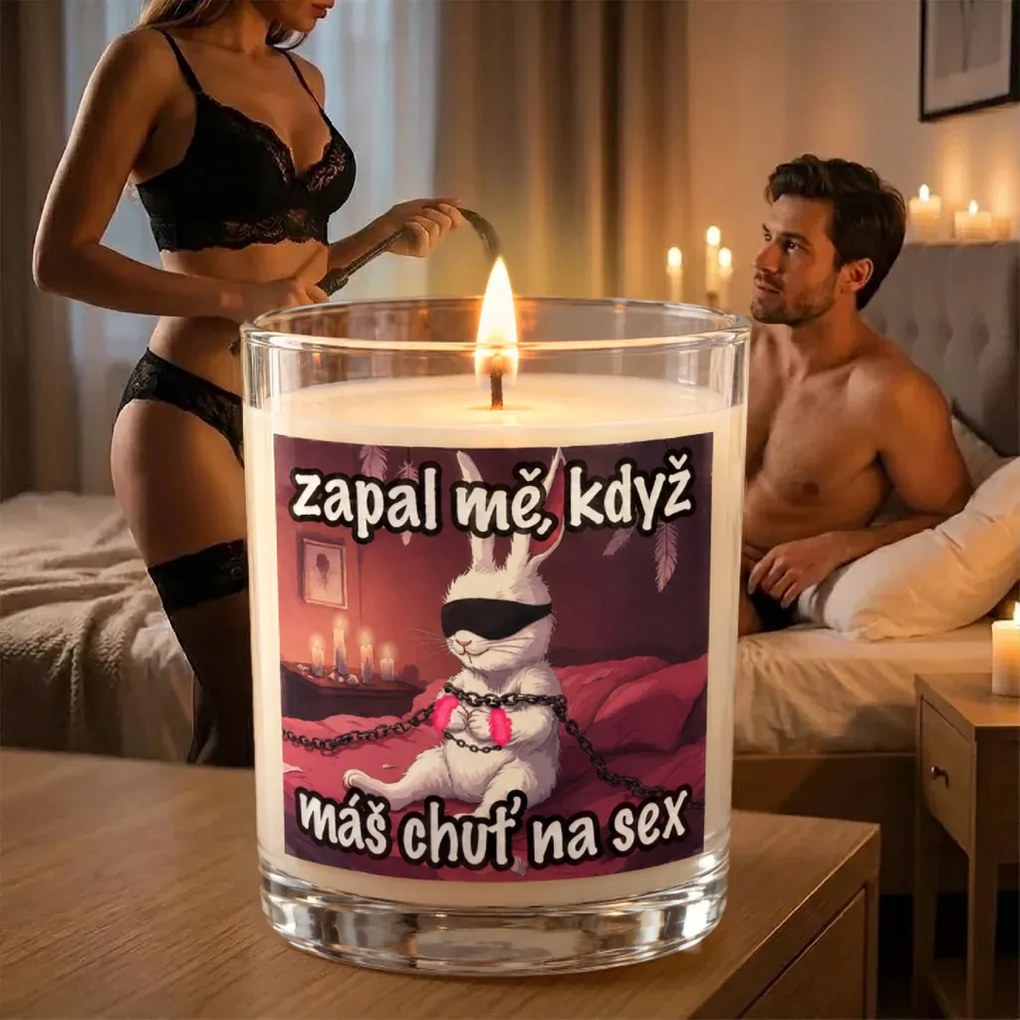 Ahome CZ Krásná svíčka Zapal mě, když máš chuť na sex