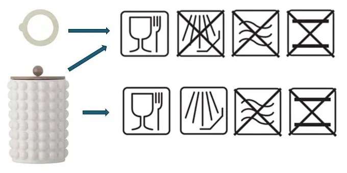 Dóza na sušenky z kameniny Madge – Bloomingville