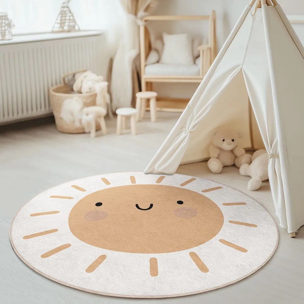 Pratelný dětský koberec ø150 cm Sunny World – Mila Home
