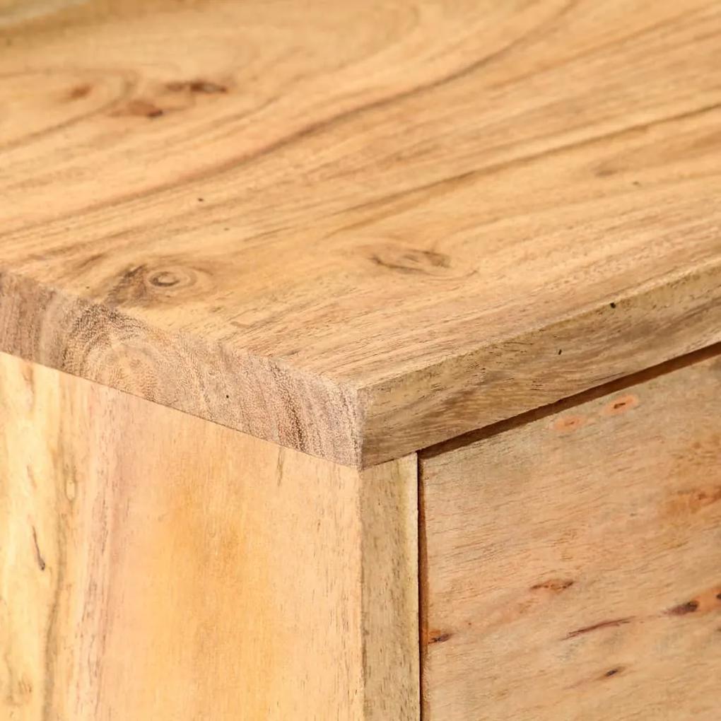 Příborník 57 x 34 x 75 cm masivní akáciové dřevo