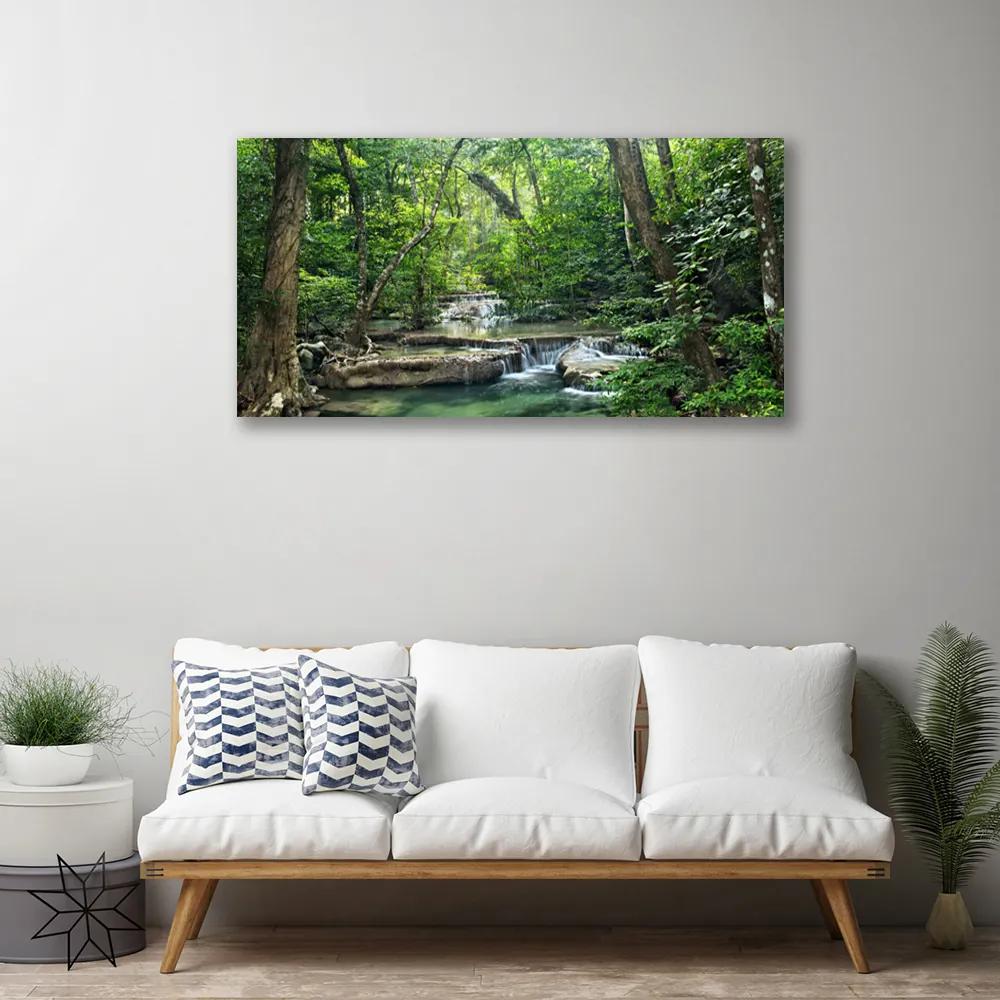 Obraz na plátně Lesní Les Příroda 120x60 cm