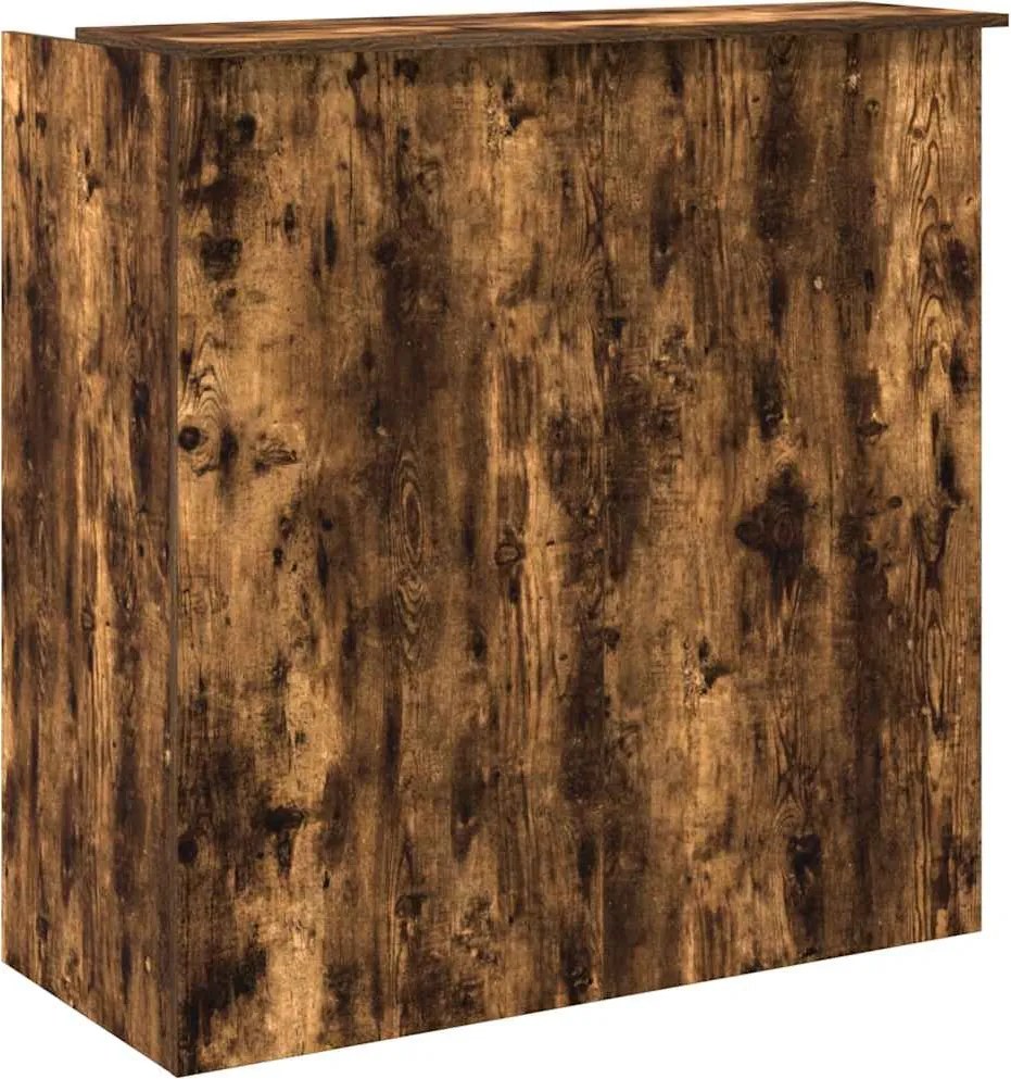 Recepční stůl kouřový dub 100x50x103,5 cm kompozitní dřevo 3324164