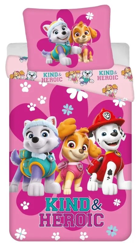 Povlečení Paw Patrol PP 475 Heroic 140x200, 70x90 cm