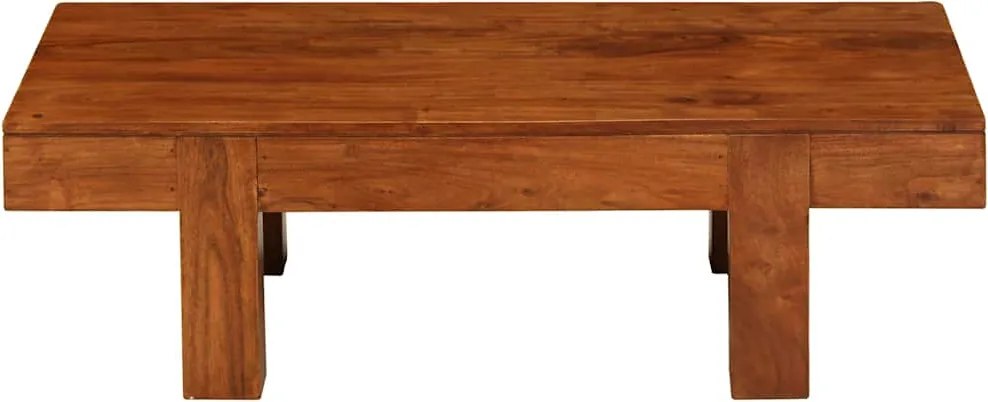 Konferenční stolek akácie s medovým povrchem 100 x 50 x 30 cm 245655