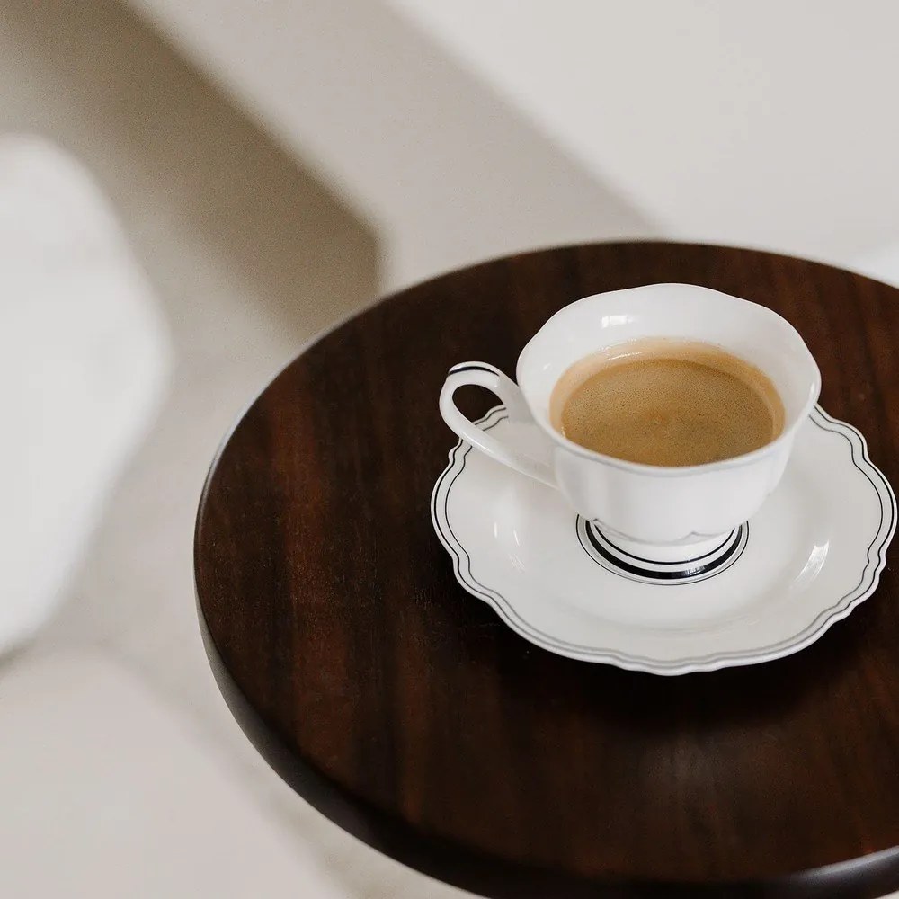Bílé šálky v sadě 2 ks z kostního porcelánu 190 ml Odette – S|P Collection