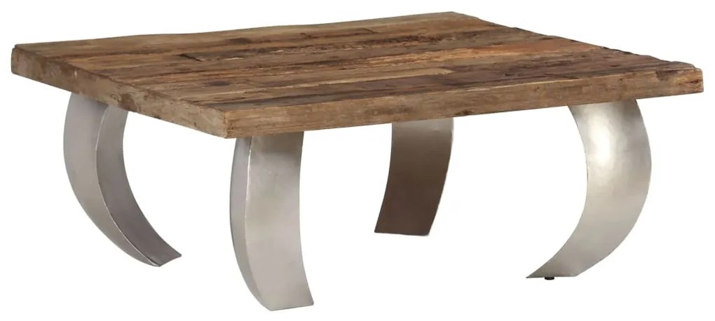 246292 vidaXL Konferenční stolek Opium recyklované dřevo a ocel 80x78x35 cm