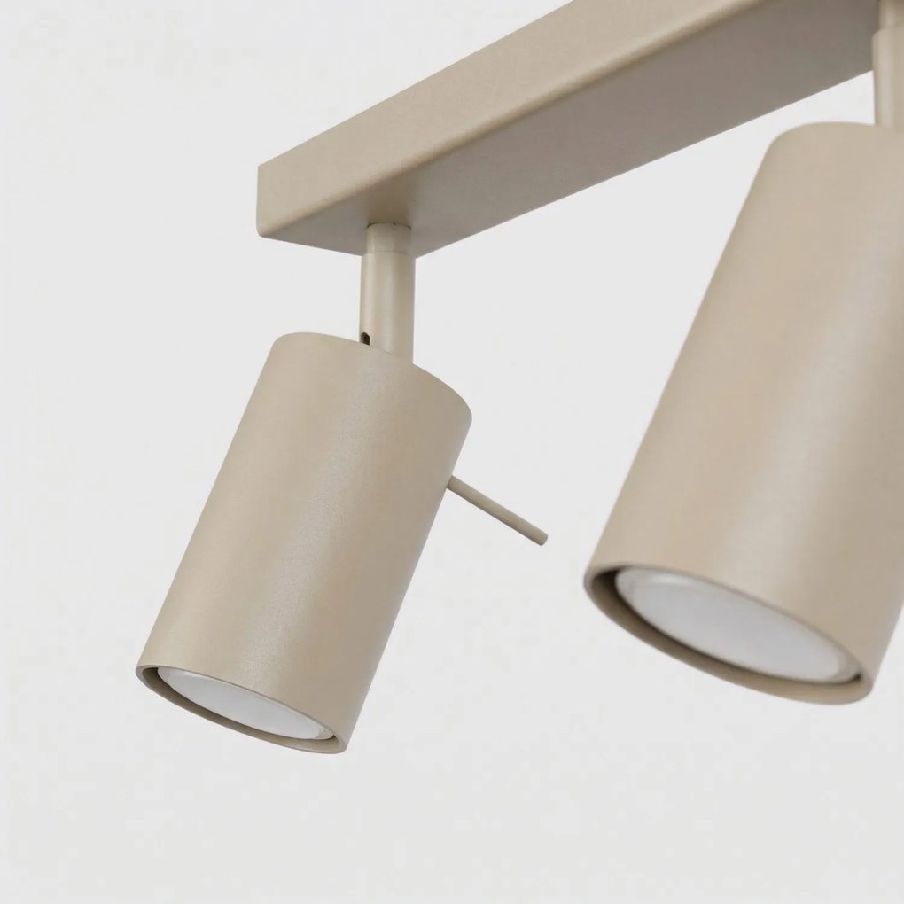 Sollux Lighting Stropní svítidlo RING 2 šedobéžové