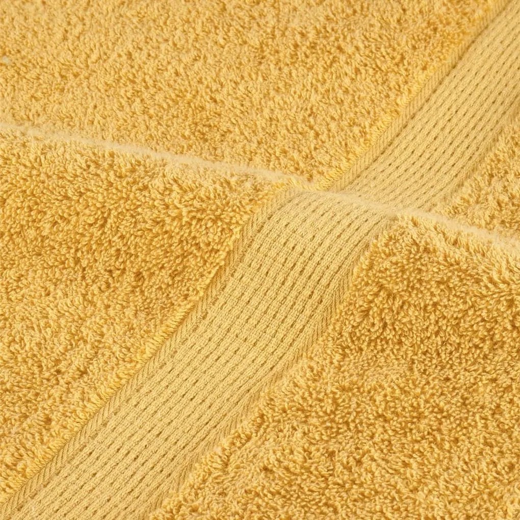 6dílná sada ručníků Premium SOLUND zlatá 600 g/m² 137559