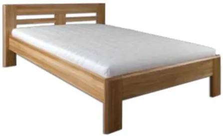 Dřevěná postel 160x200 LK211 masivní dub (Barva dřeva: Dub bělený)
