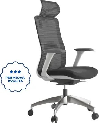 Mercury WISDOM tmavě šedá / Kancelářská židle / Ergonomická / Synchron