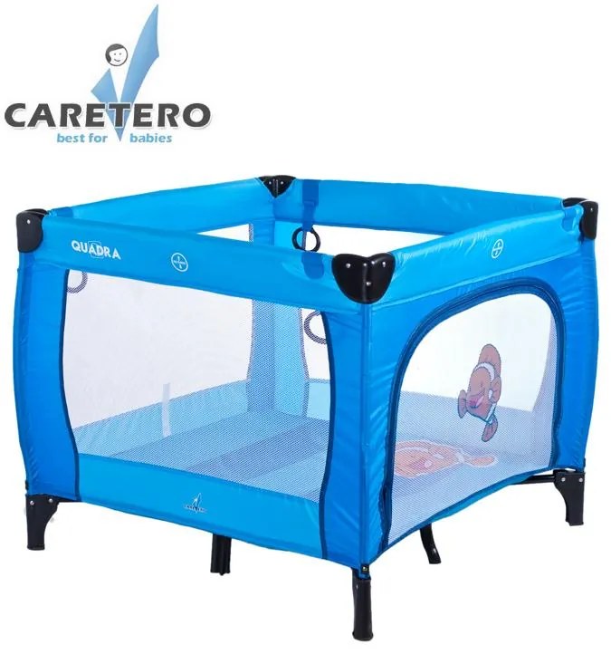 Dětská skládací ohrádka CARETERO Quadra blue