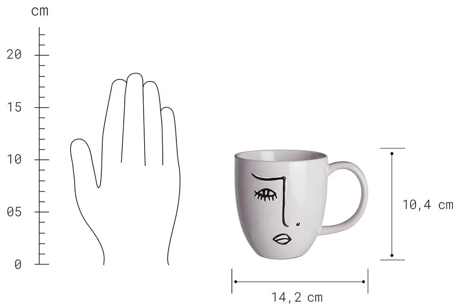 LINE ART Hrnek 350 ml