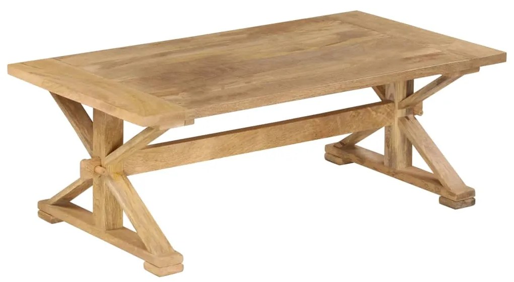 Konferenční stolek 110 x 60 x 40 cm masivní mangovníkové dřevo - Default Title
