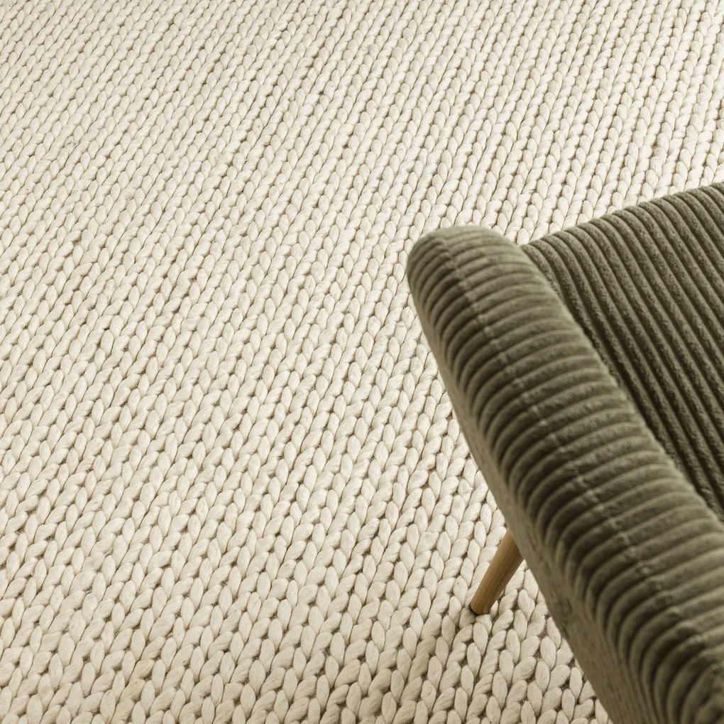 Dywany Łuszczów, Kusový koberec Tahar 99004B cream, 120x180, bílá, ložnice
