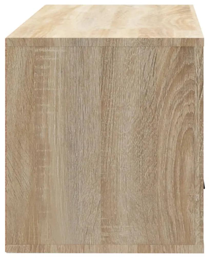Nástěnný botník dub sonoma 70 x 35 x 38 cm kompozitní dřevo