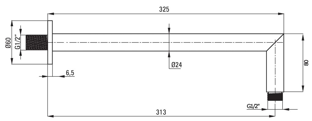 Deante Hiacynt, podomítková sprchová sestava + BOX, chromová, BXYZ0QHM