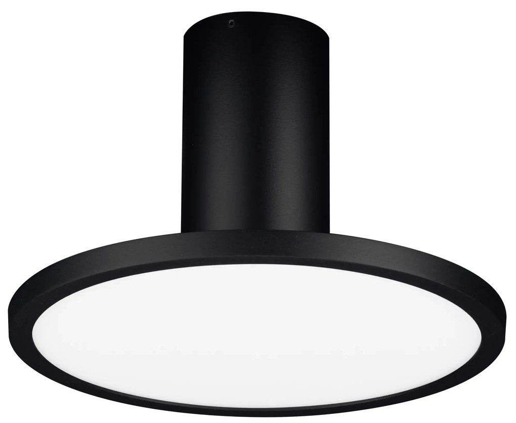 LED černé moderní stropní svítidlo Ekei