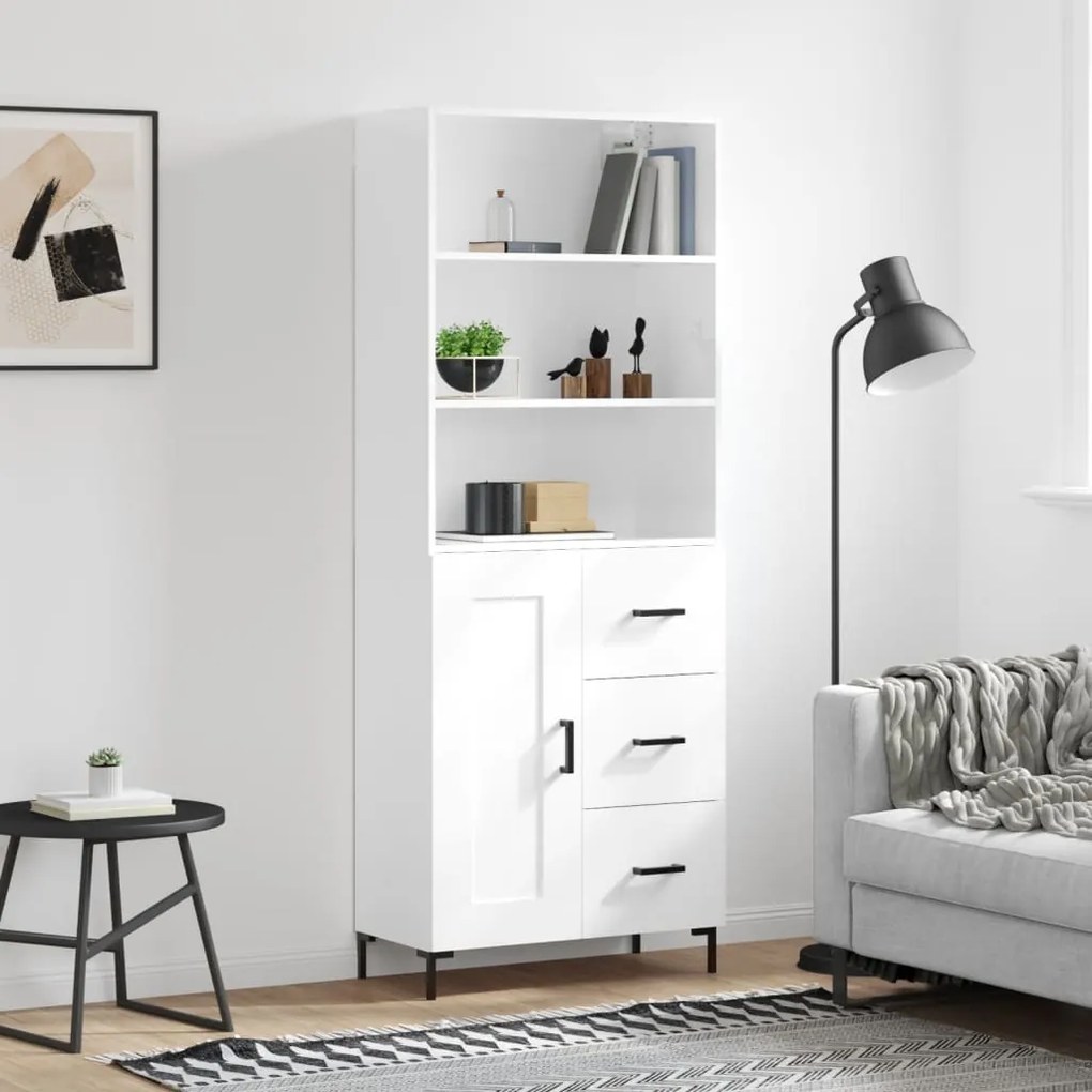 vidaXL Skříň highboard 69,5 x 34 x 180 cm kompozitní dřevo [3190024] Barva: dub sonoma