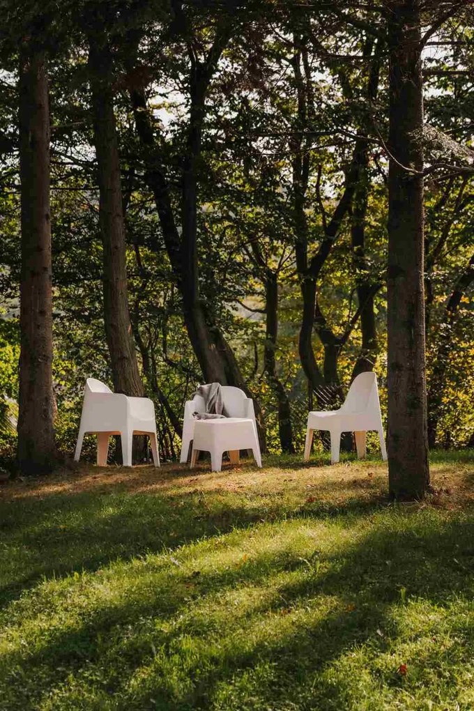 Zahradní židle MILANES 58x60x73,5 cm šedá