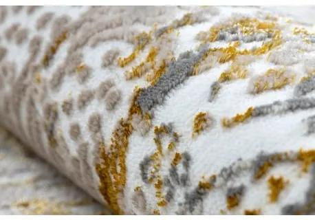 Dywany Luszczow Kusový koberec GLOSS 8487 63 Ornament zlato / béžový Rozměr koberce: 140 x 190 cm