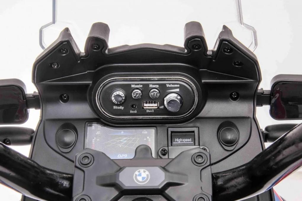 Dětská elektrická motorka BMW F850 GS Bílá