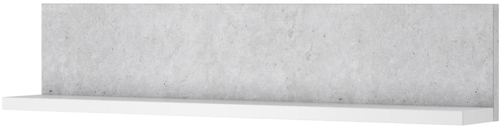 Obývací stina BOTA 09 Helvetia Barevné provedení: beton colorado/bílý mat