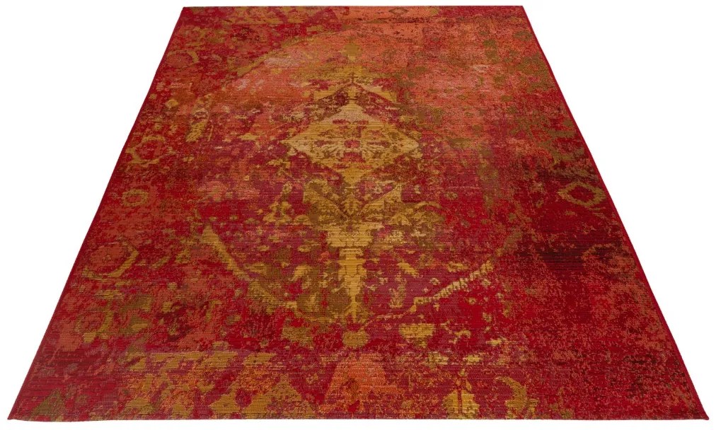 Obsession, Kusový koberec My Gobelina 643 red – na ven i na doma, 160x230, červená, chodba / předsíň