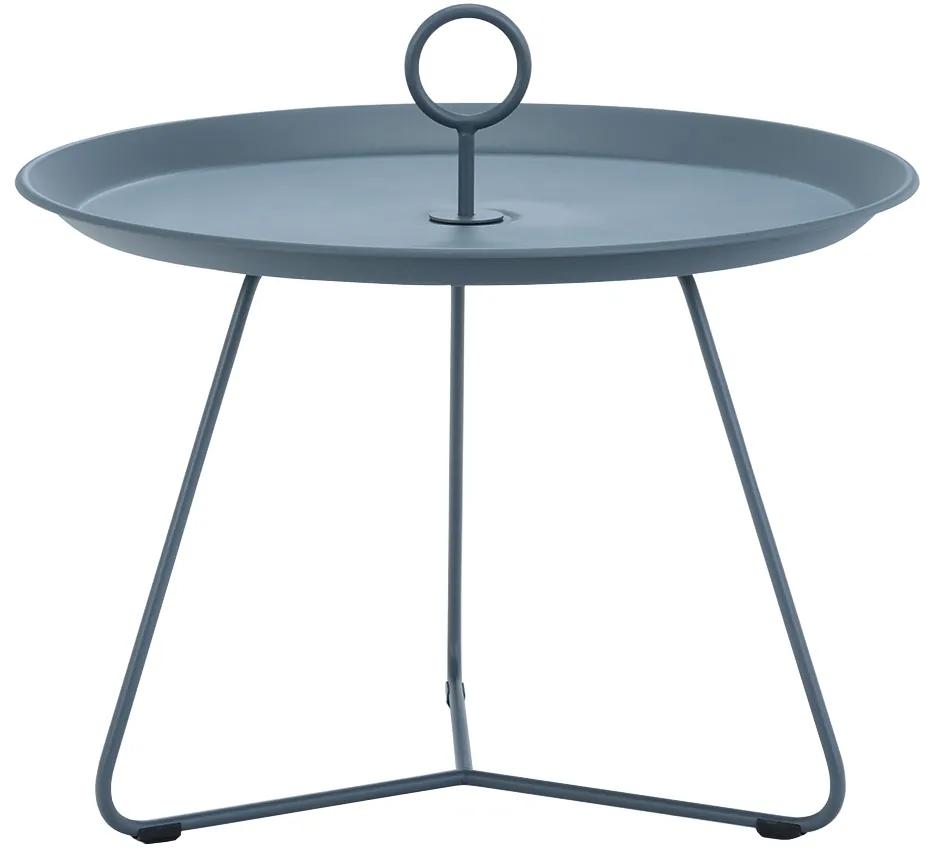 OnaDnes -20% Tmavě modrý kovový konferenční stolek HOUE Eyelet 57,5 cm