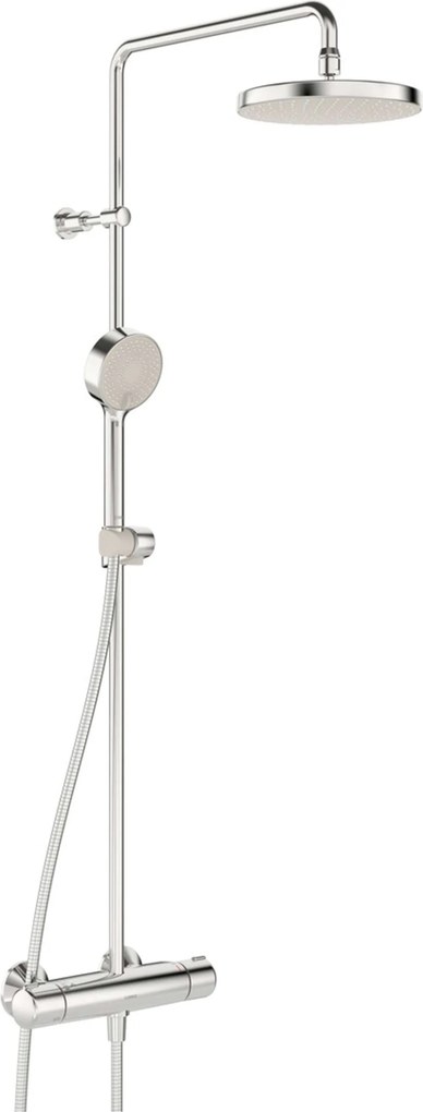 Hansa Micra - Sprchový set s termostatem, průměr 20 cm, 3 proudy, chrom 443501300009