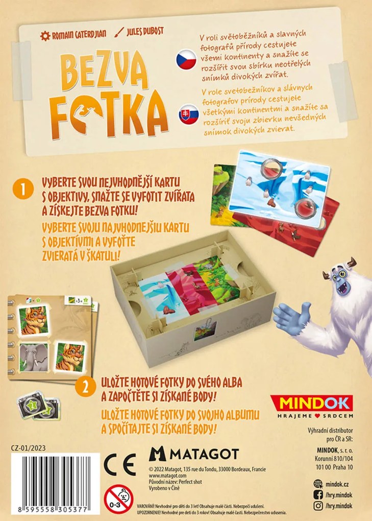 MINDOK HRA Bezva fotka *SPOLEČENSKÉ HRY* mn537